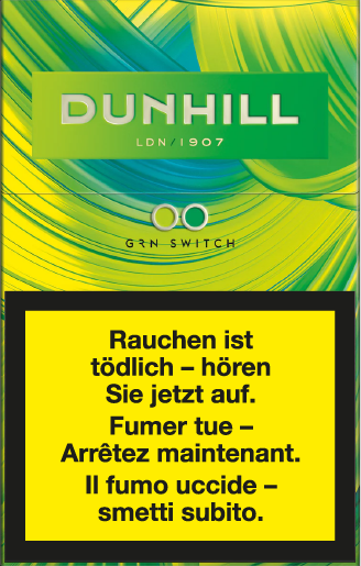 Dunhill Green Switch Box – k kiosk Tabakshop