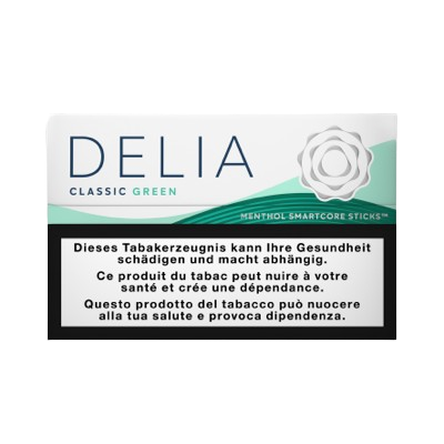 Delia Classic Green – k kiosk Tabakshop
