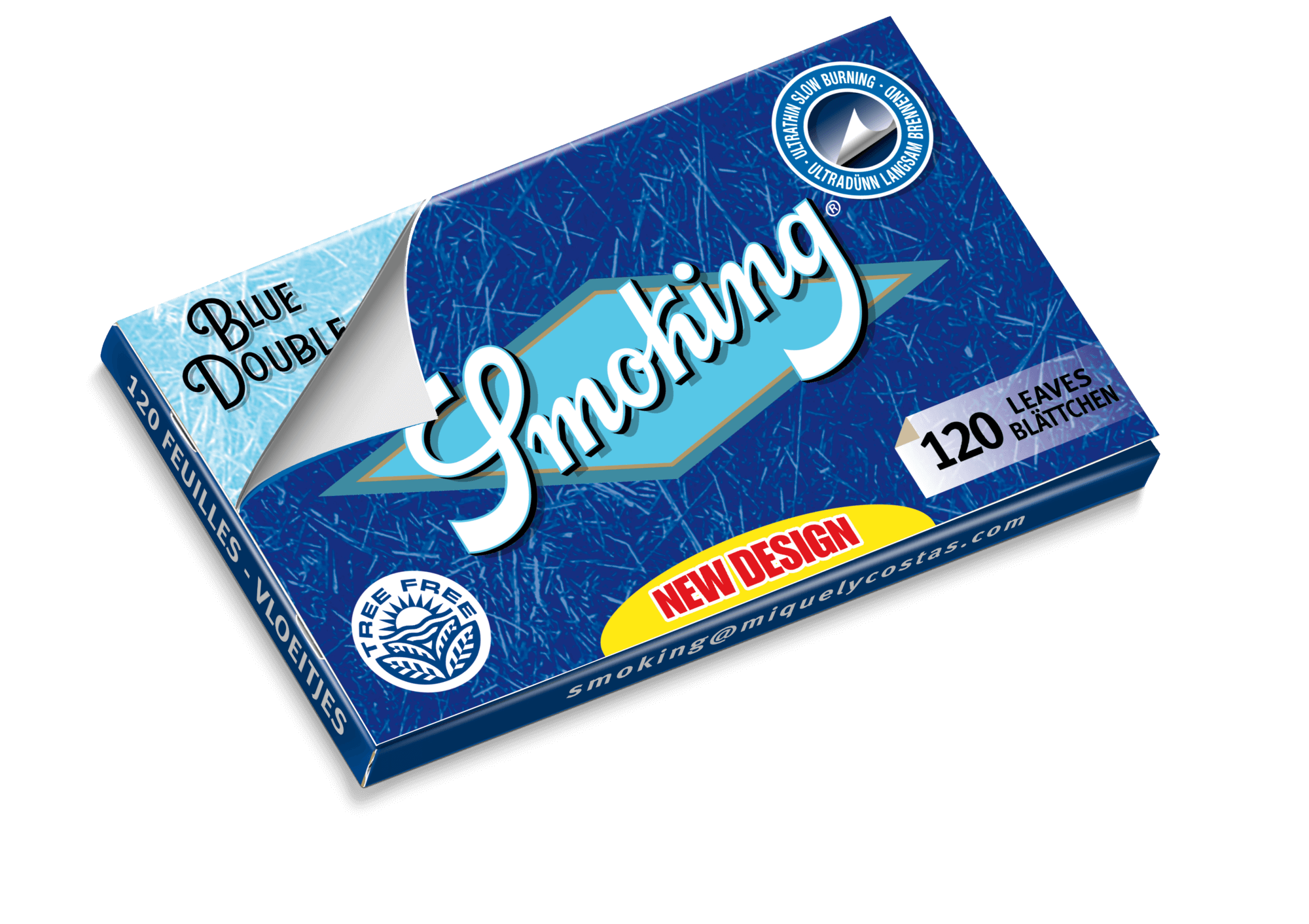 Cigarettes Paper Smoking DW Blue TF – k kiosk Tabakshop